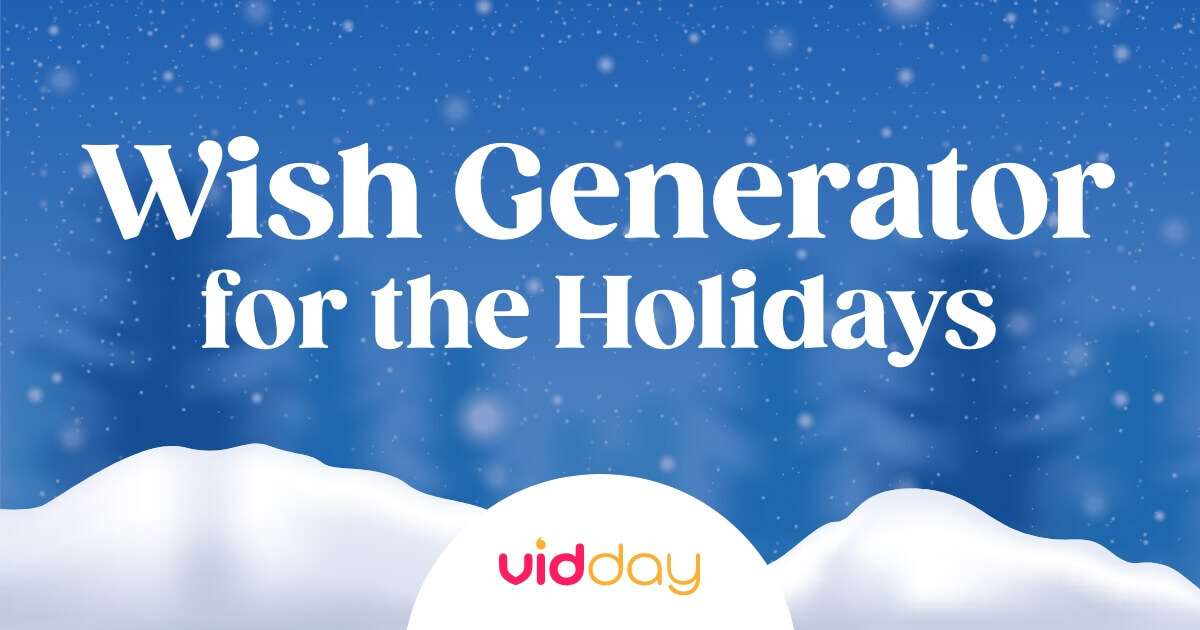 Celebrate with AI-Generated Holiday Wishes